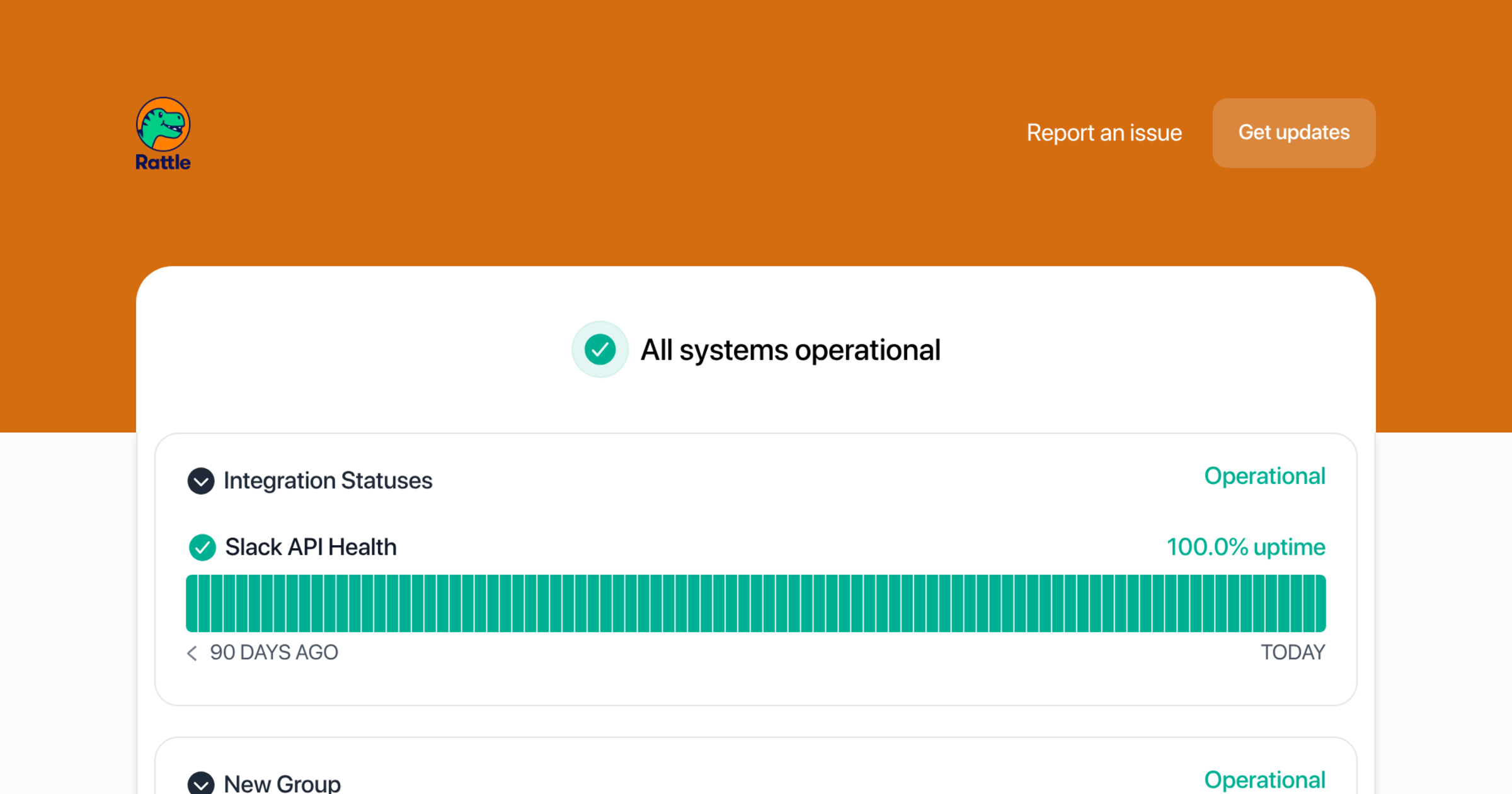 Our Public API - Rattle - Status